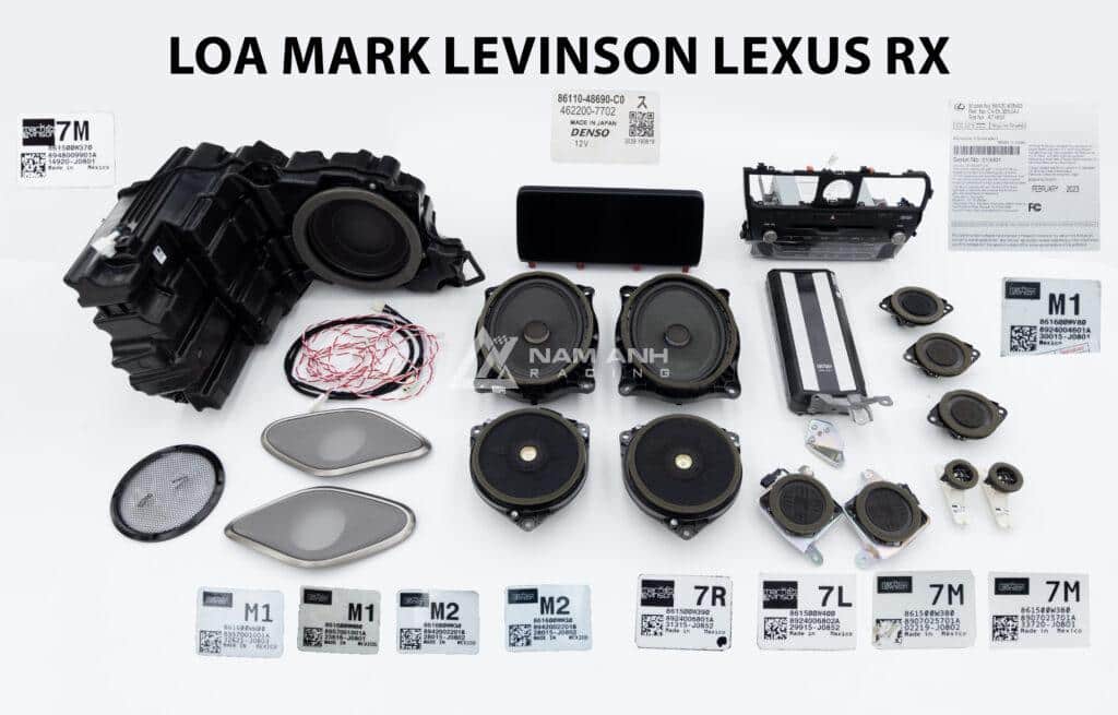 Hệ thống loa Mark Levinson | Lexus RX (2022–) - Nam Anh Racing